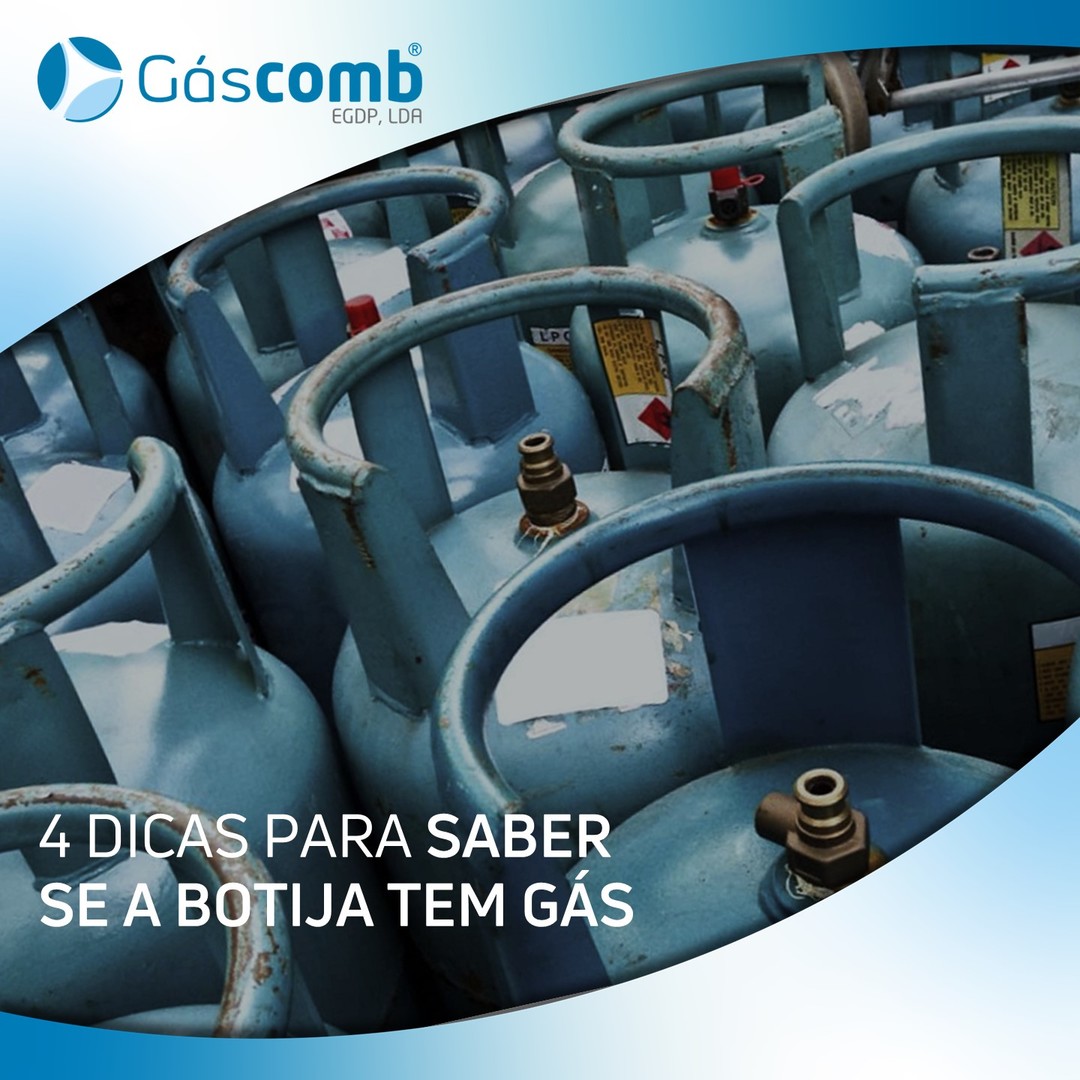 4 Dicas para saber se a botija tem gás - Gáscomb